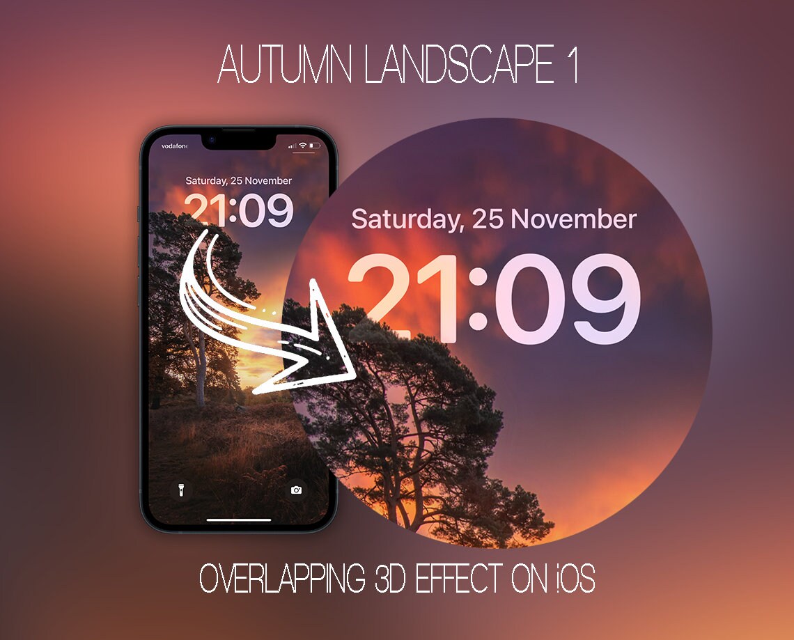 3 Moody iPhone Wallpapers, 3D Effect, iPhone Lock Screen, Ios 17 ...