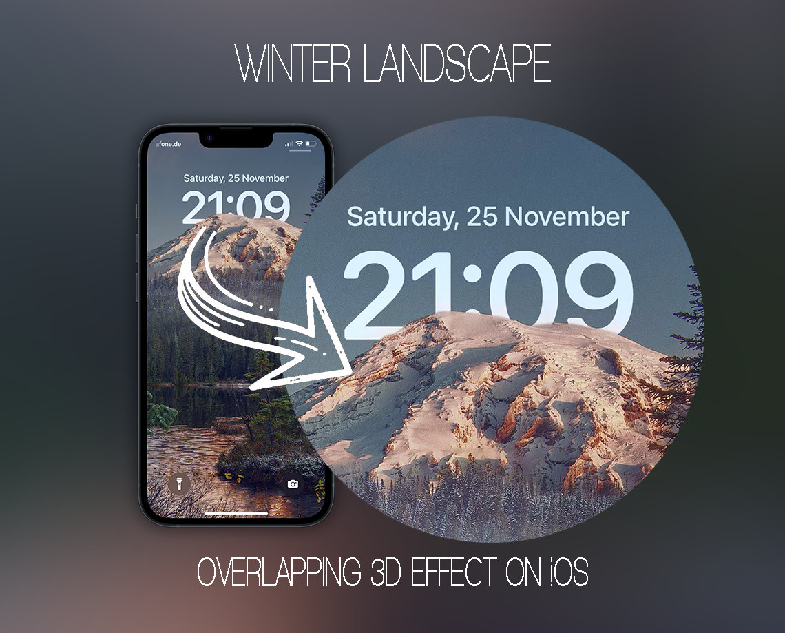 3 Moody iPhone Wallpapers, 3D Effect, iPhone Lock Screen, Ios 17 ...