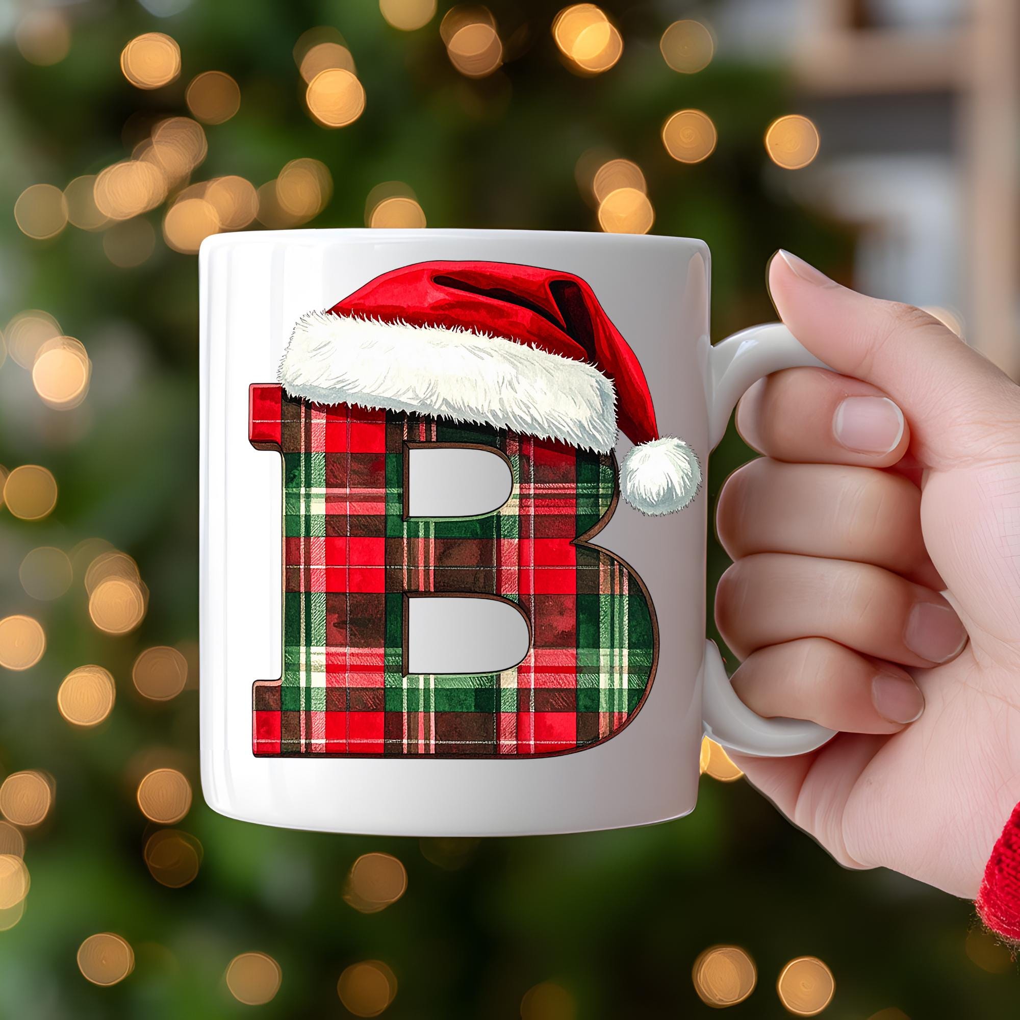 Christmas Alphabet Clipart PNG - Xmas Letters Printable Digital ...