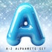 Blue Bubblegum Alphabet Set: 3D Bubbly Letters (digital Download) - Etsy