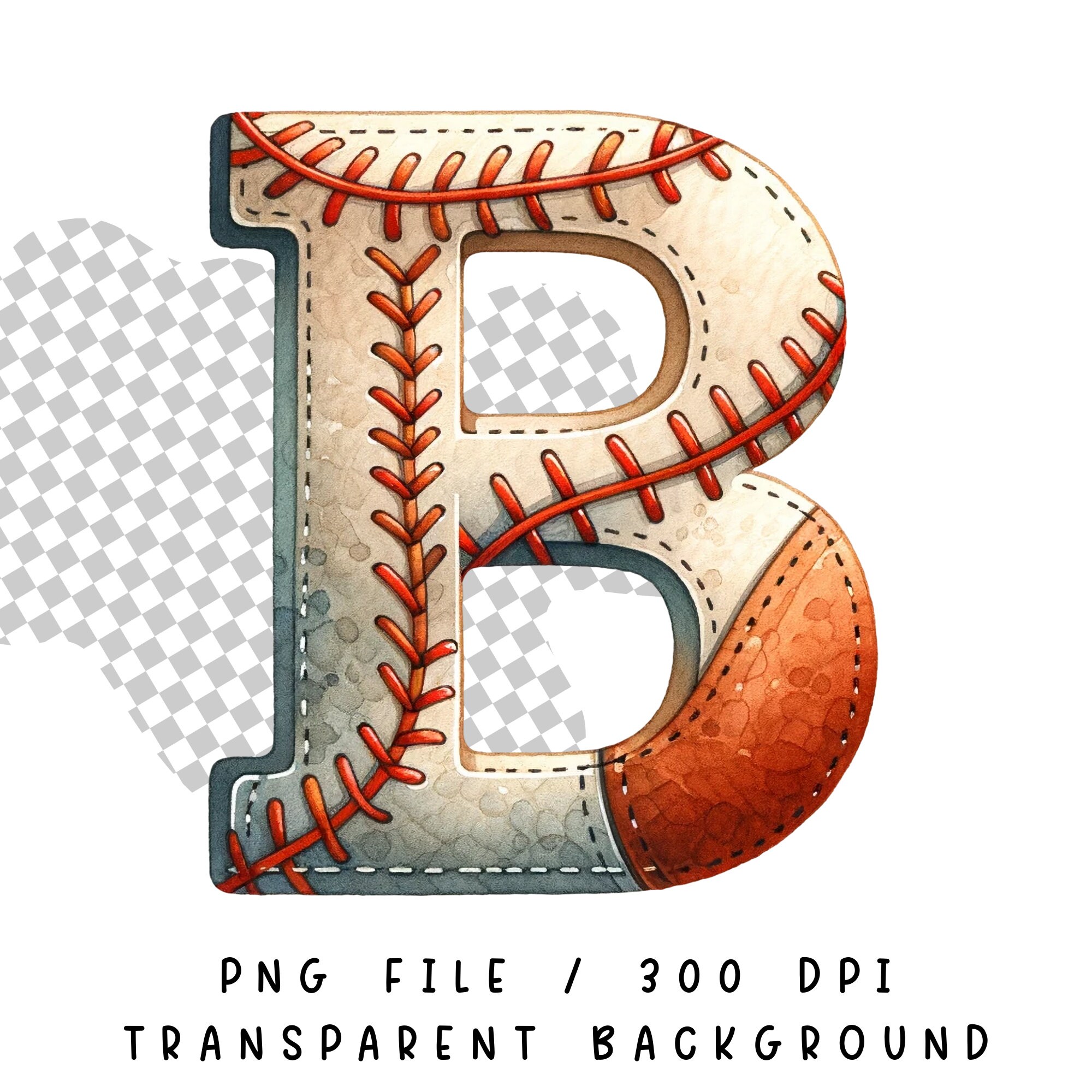 Baseball Alphabet PNG: Doodle Letters Clipart (digital Download) - Etsy
