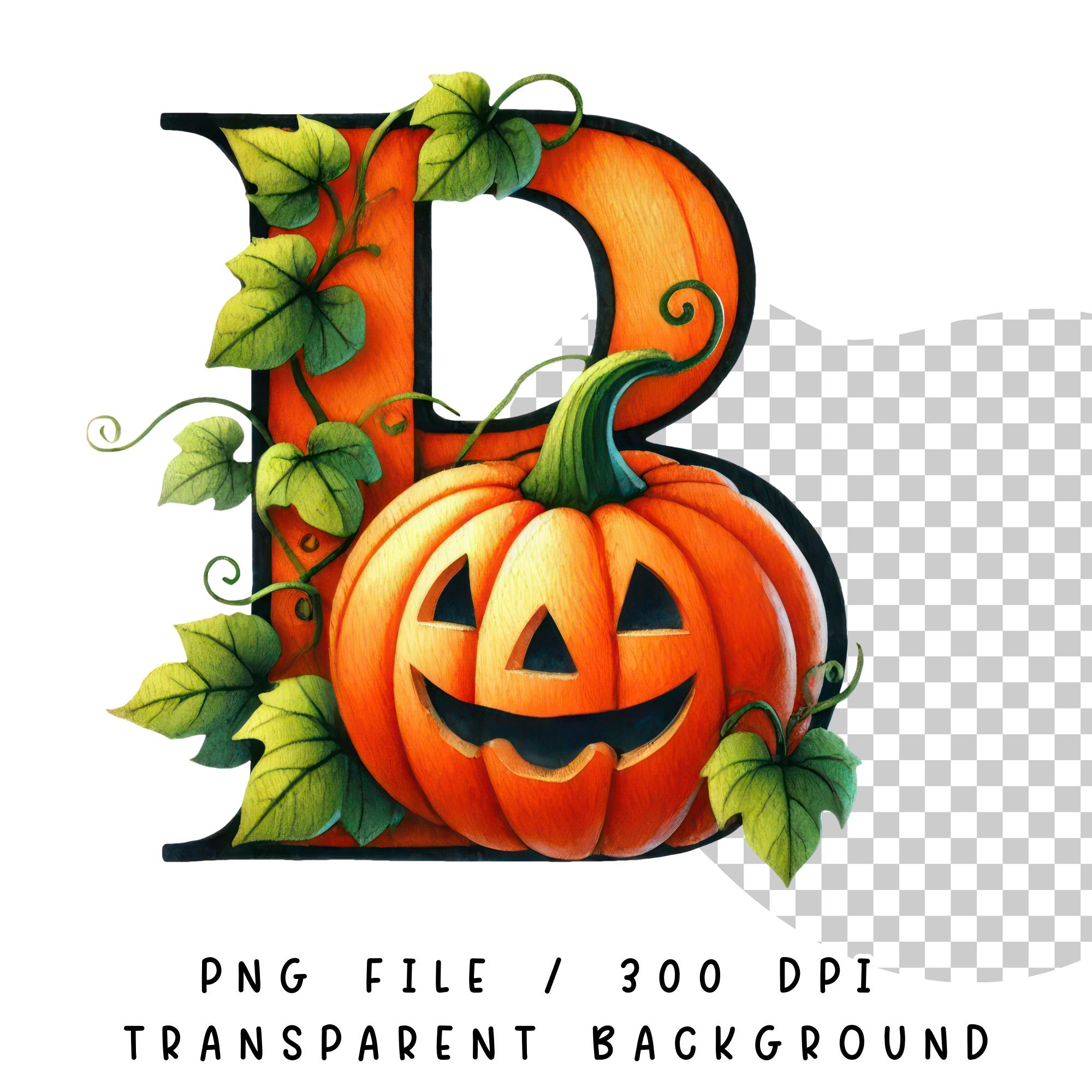 Halloween Pumpkin Alphabet, Halloween Fall Alphabet, Pumpkin Decorative ...