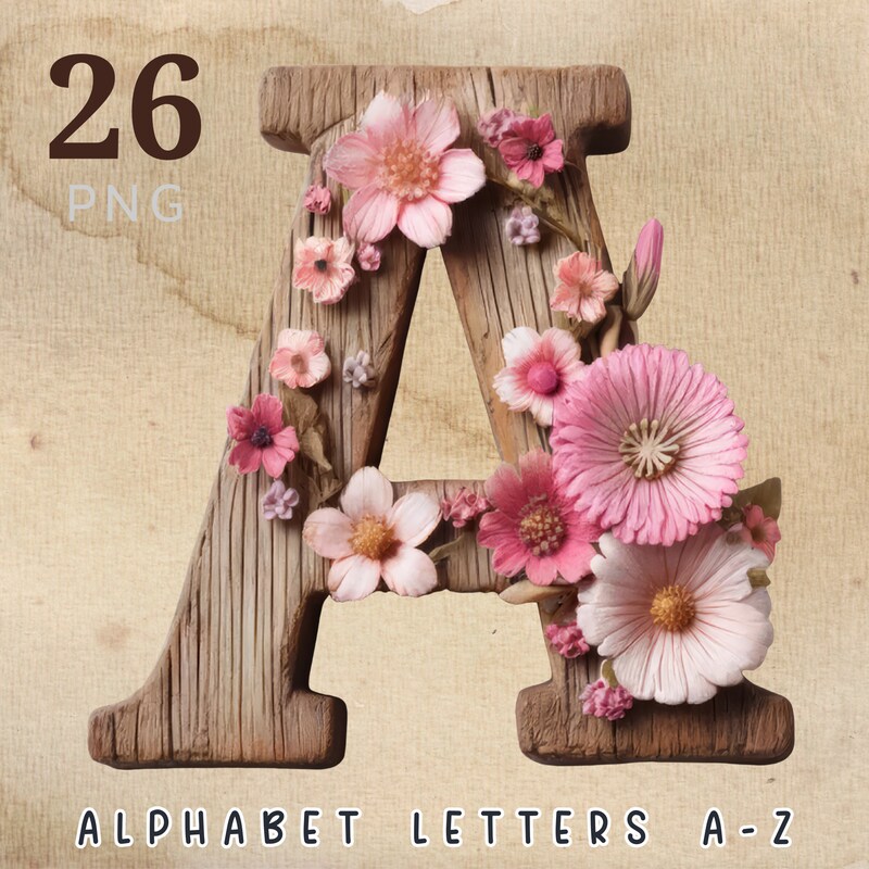 Rustic Wooden Letter - Etsy
