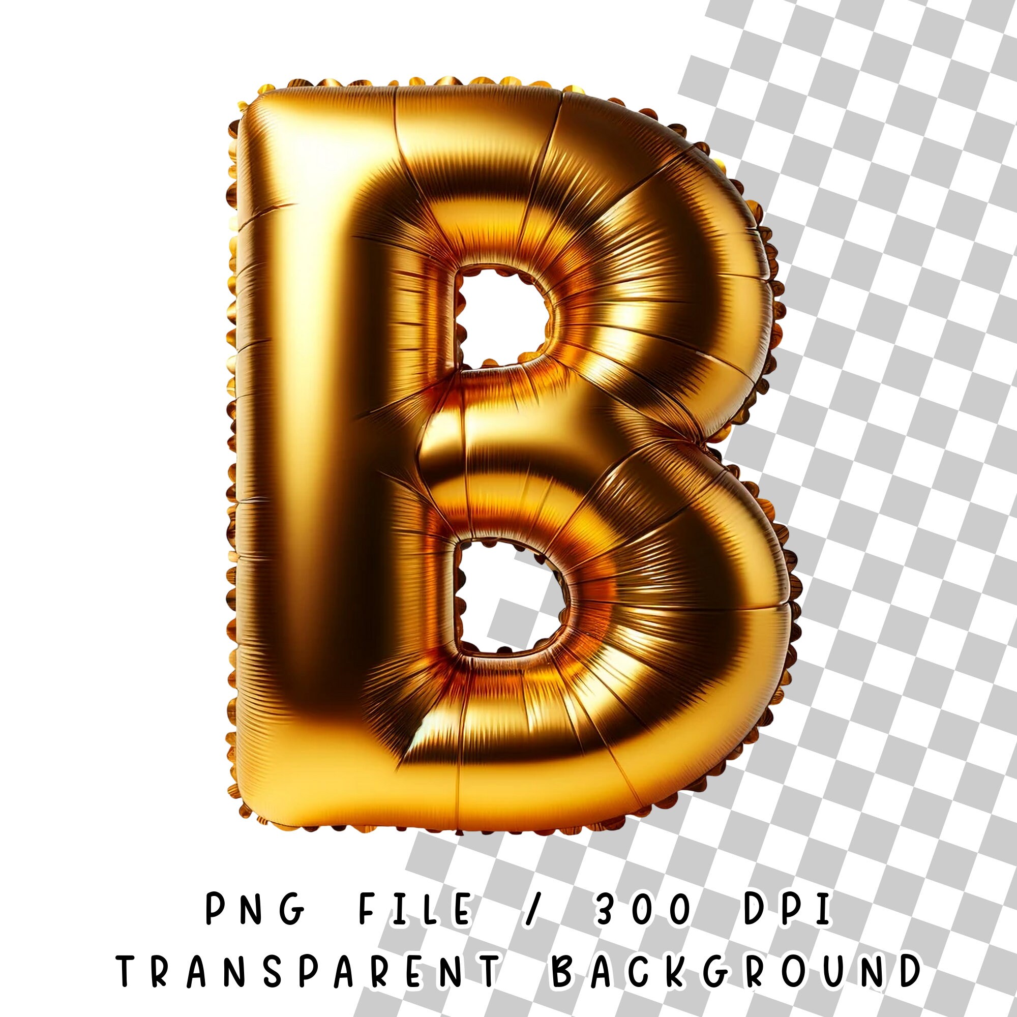 Gold Glossy Balloon Alphabet Letters, Gold Foil Balloon A to Z, Gold ...