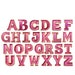 Pink Glitter Alphabet: Rose Gold Sparkling Letters (PNG Digital File ...