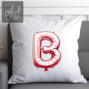Pink Foil Letter Balloons A-Z, Party Decorations, Birthday Balloons, A ...