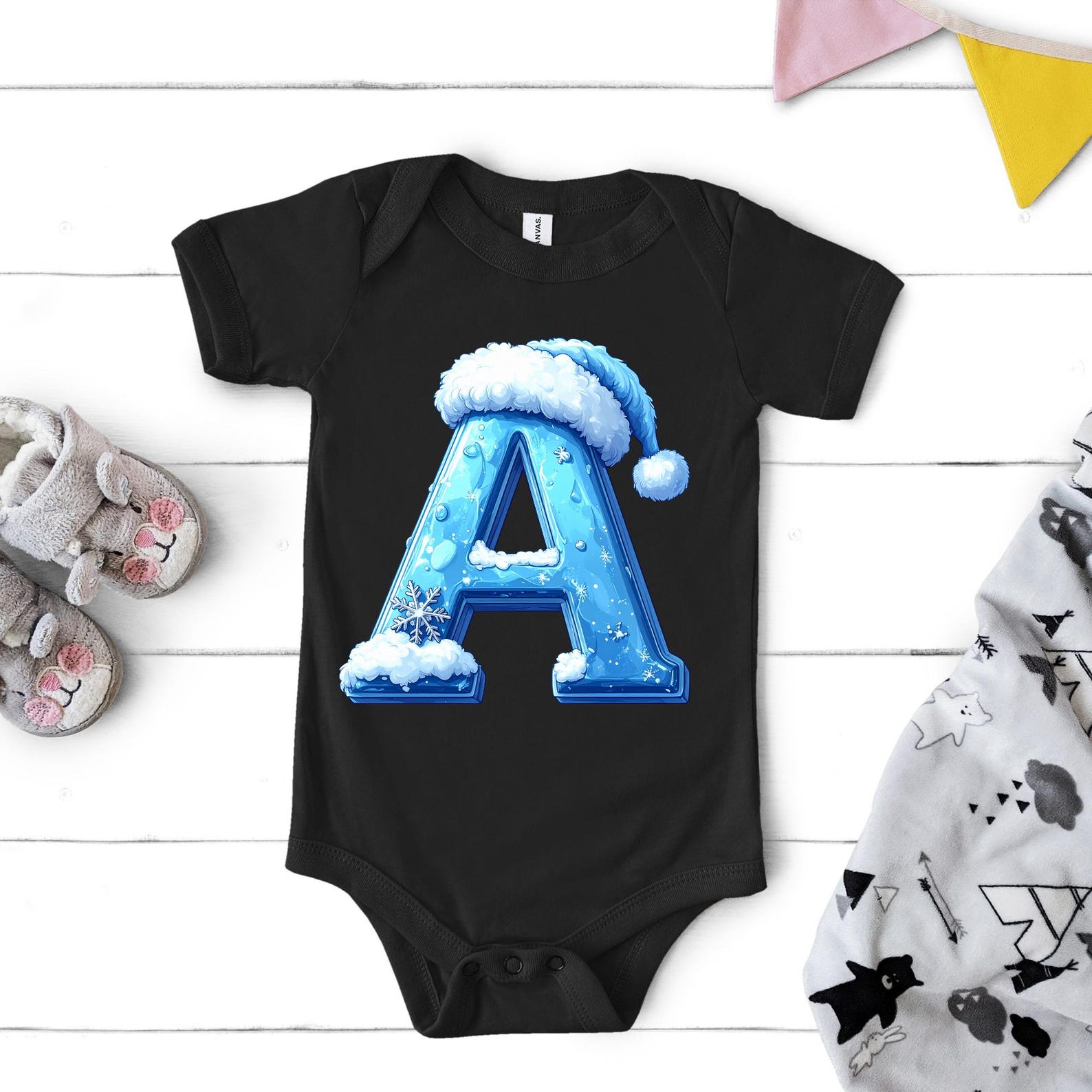 Winter Snow Alphabet Clipart: Frozen Ice Letters PNG (digital Download ...