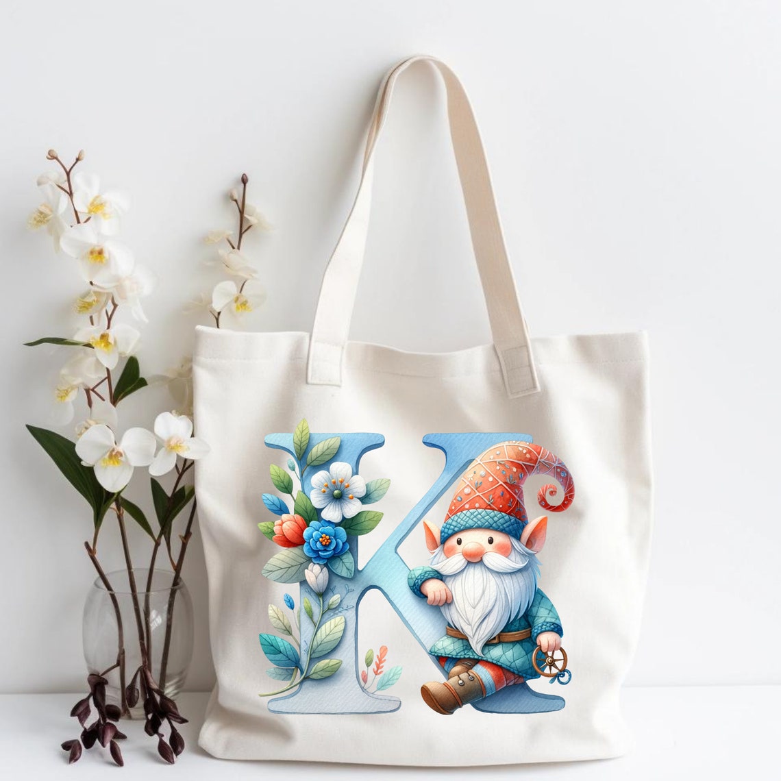 Cute Gnomes Alphabet A - Z Clipart, Watercolor Letters Png, Gnome ...