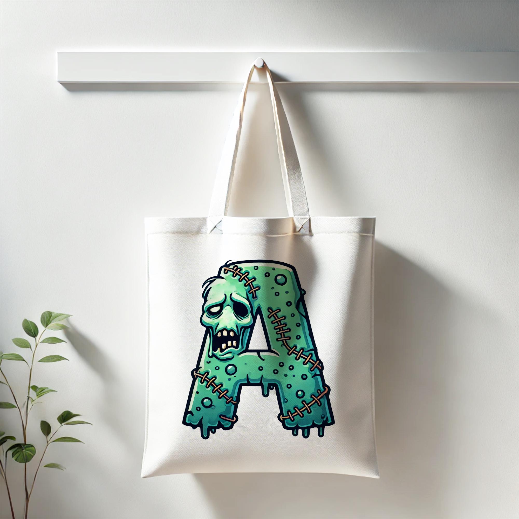 Zombie Alphabet PNG: Green Halloween Lettering (digital Download) - Etsy