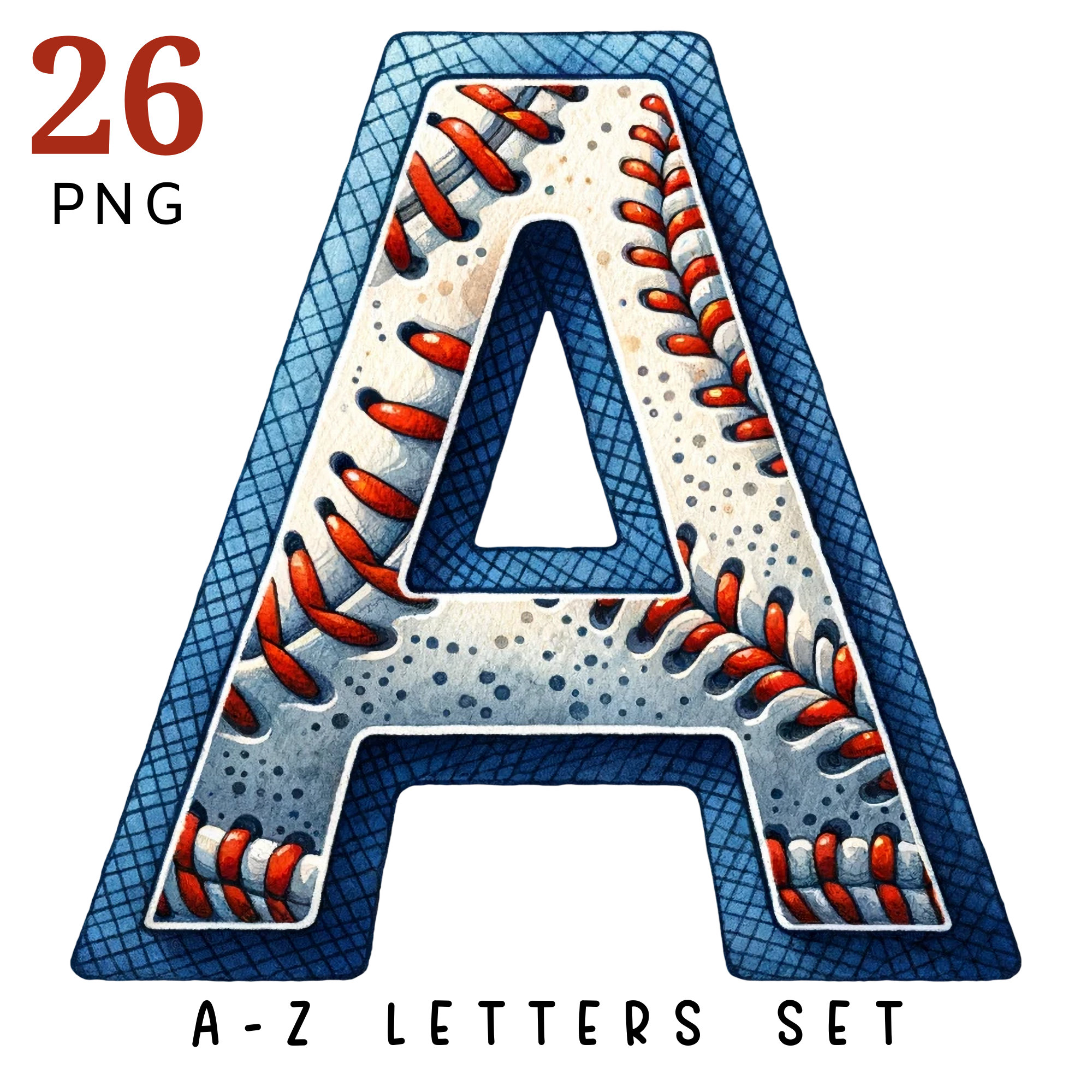 Baseball Alphabet PNG: Doodle Letters Clipart (digital Download) - Etsy
