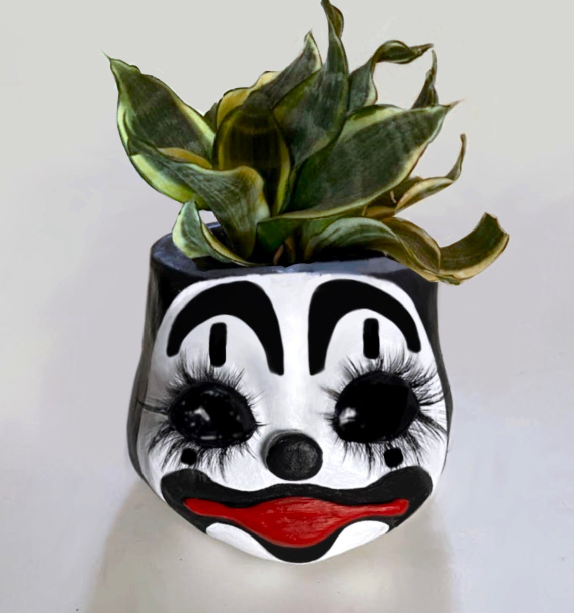 Juggalo Insane Clown Posse Face Succulent Planter Vase for Indoor ...