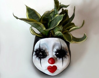 Juggalo Insane Clown Posse Face Succulent Planter Vase for Indoor ...