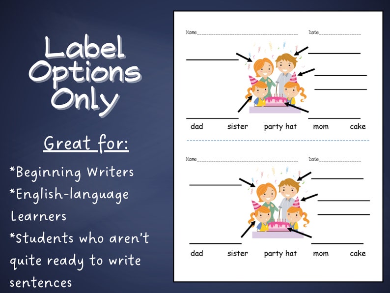 5 Senses No-prep, Differentiated Picture Prompts for Writing Beginning ...