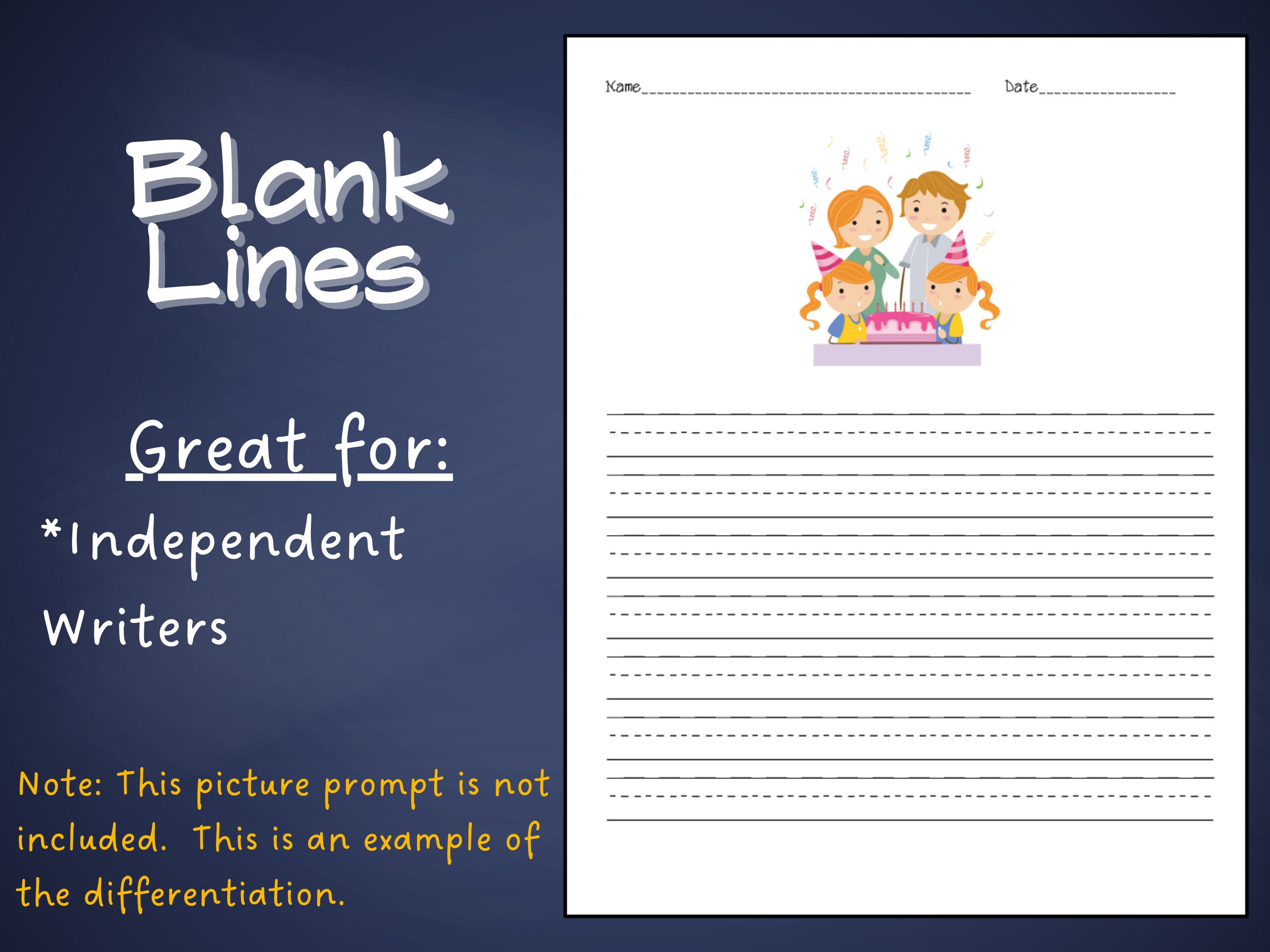 5 Senses No-prep, Differentiated Picture Prompts for Writing Beginning ...