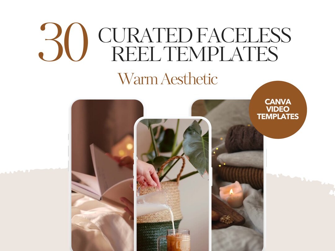 Faceless Reel Templates Faceless Marketing Instagram Social Media ...