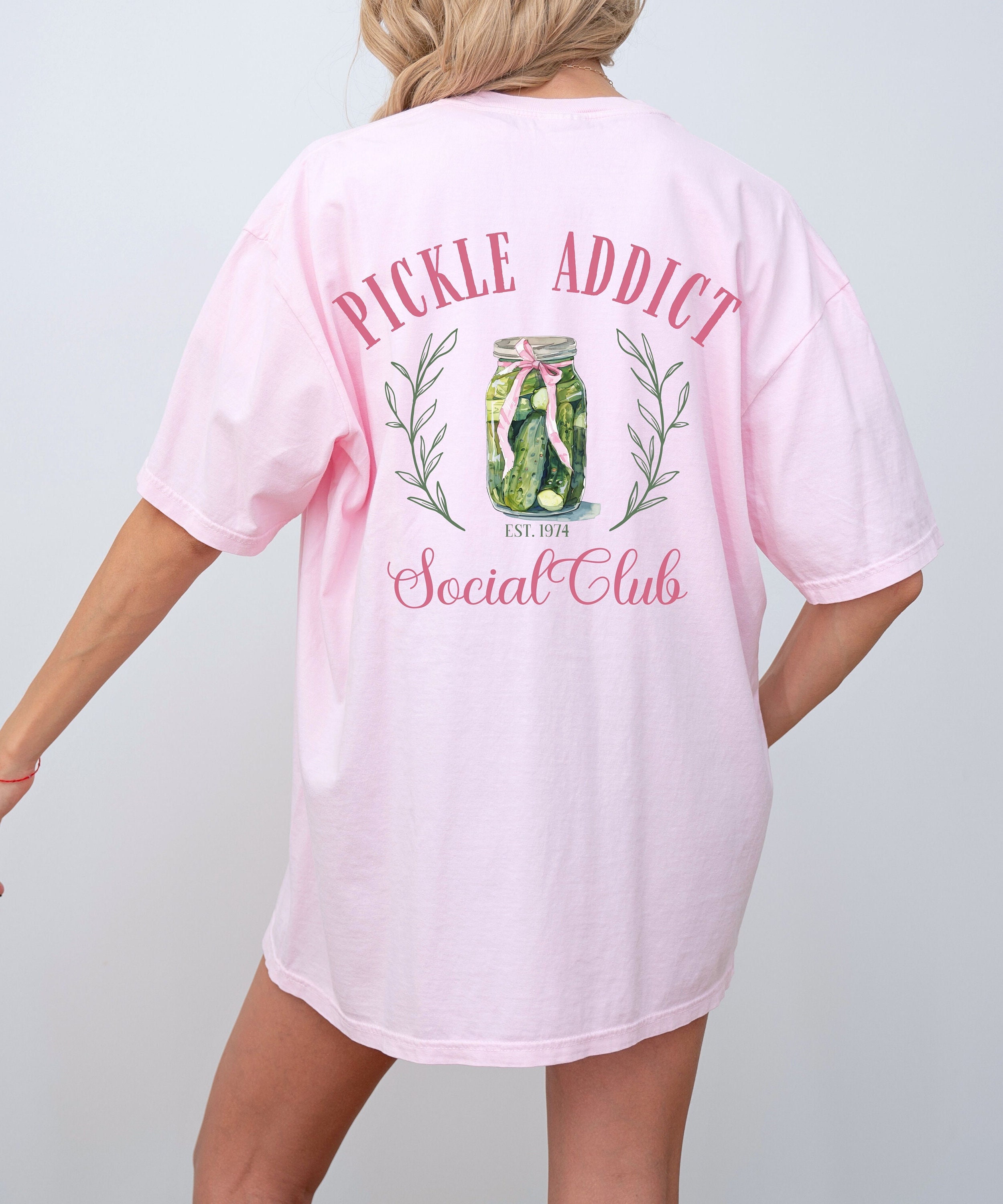 Funny Pickle Addict Shirt Pickle Lover Social Club T-shirt, Adorable ...