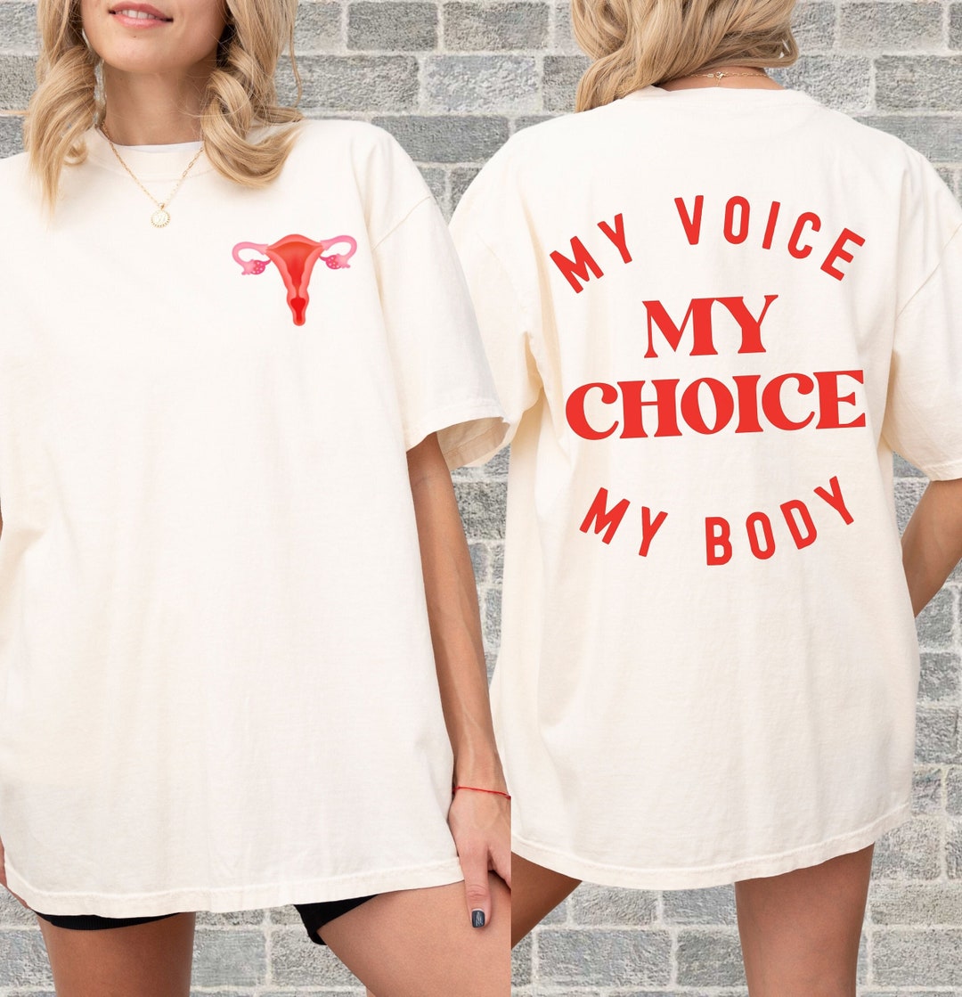 Pro-choice Feminist T-shirt My Body My Choice Shirt Women's Rights Tee ...