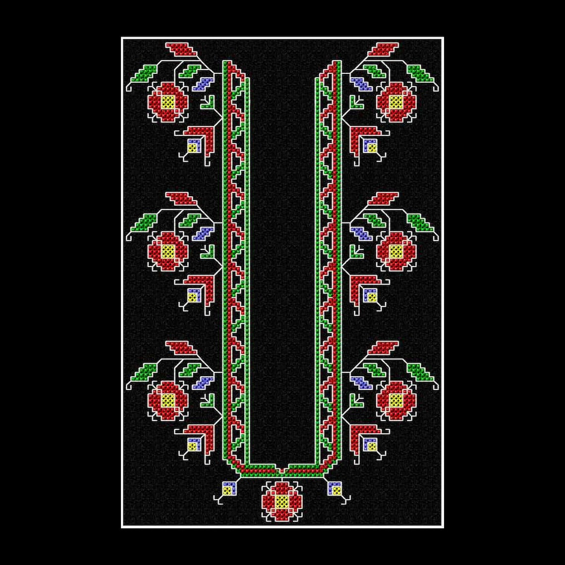 321 Bulgarian Embroidery, Shevitsa, Cross Stitch, Shevitsa. - Etsy