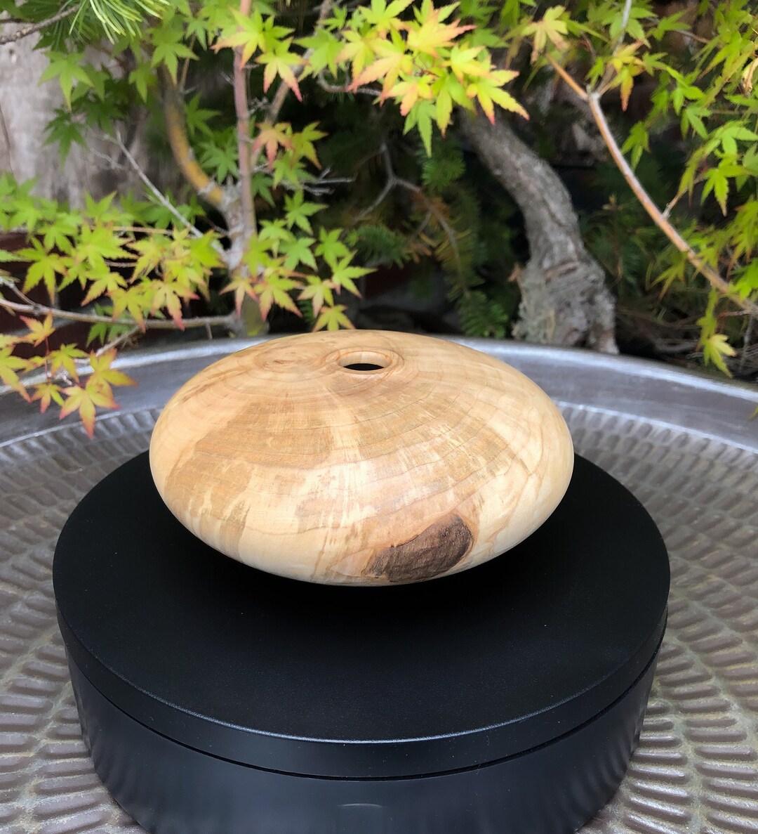 Handmade Figured Maple Ellipsoid Hollow Form Vase HF105HM - Etsy