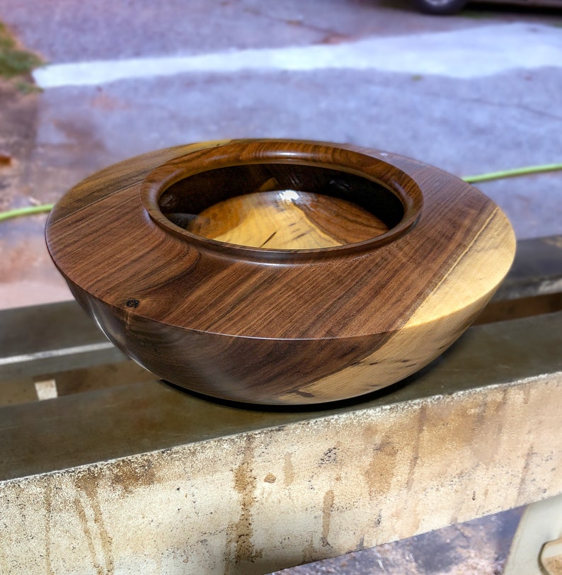 Black Walnut Handmade Closed Form Bowl BW0751 - Etsy