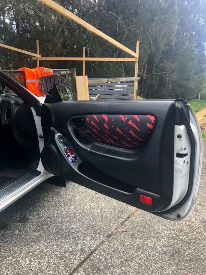 Toyota Celica Kouki Pattern Fabric for Upholstery 3x3ft JDM Car Fabric ...