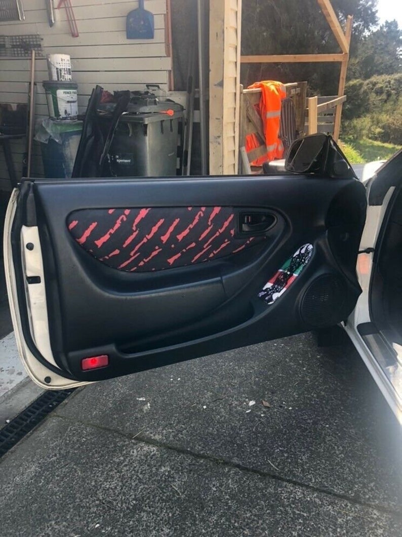 Toyota Celica Kouki Pattern Fabric for Upholstery 3x3ft JDM Car Fabric ...