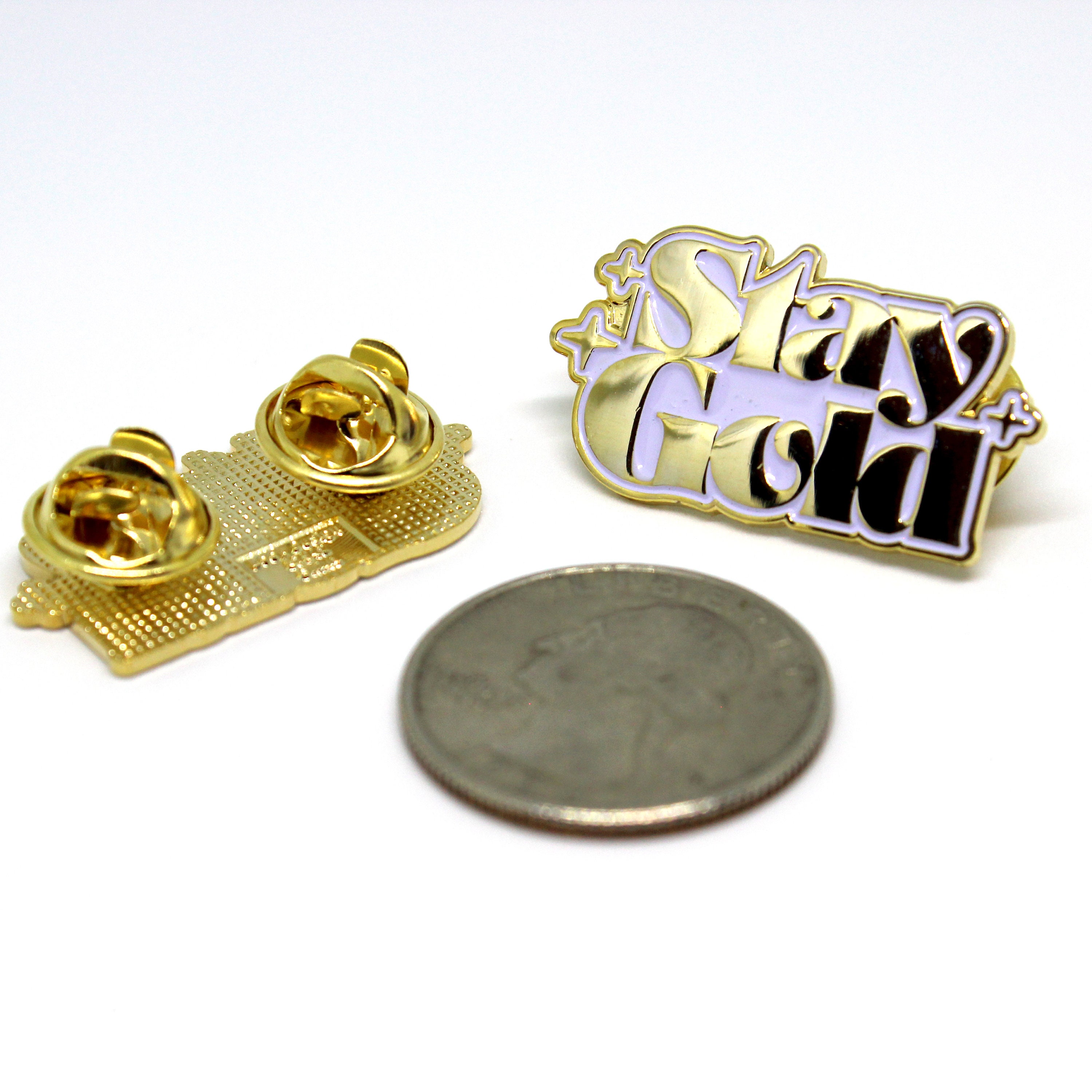 Stay Gold Enamel Pin - Etsy