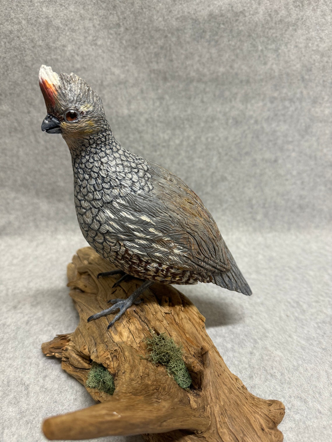 Hand Carved Wooden Scaled Quail/life Size - Etsy Canada