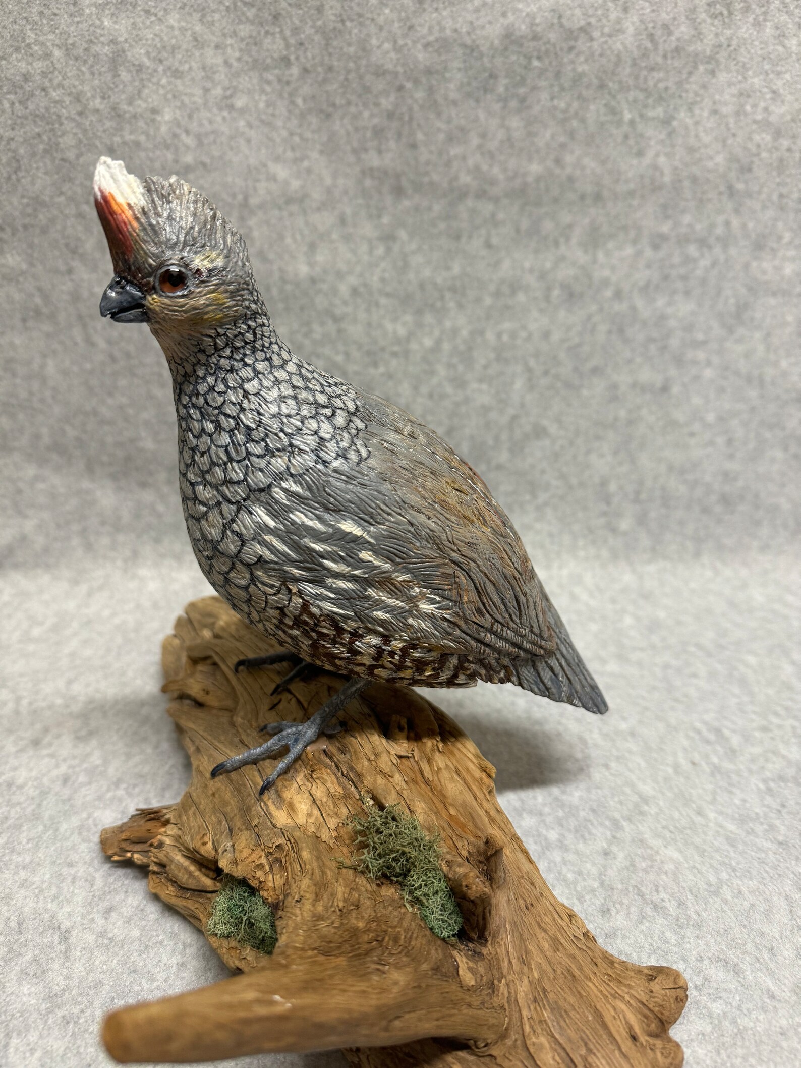 Hand Carved Wooden Scaled Quail/life Size - Etsy Canada