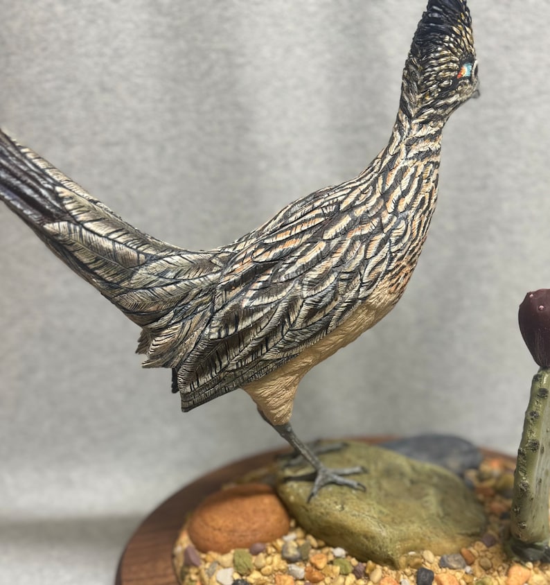 Hand Carved Roadrunner/life Size - Etsy