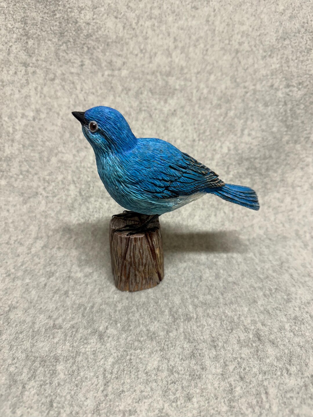 Hand Carved Wooden Bluebird/life Size - Etsy
