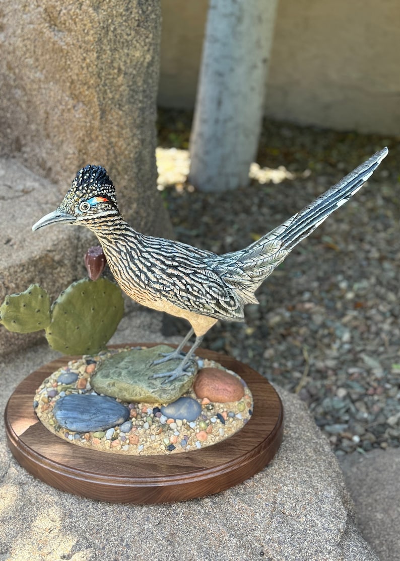 Hand Carved Roadrunner/life Size - Etsy