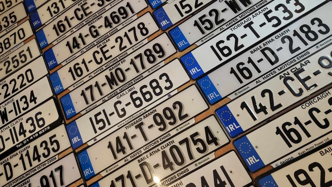 Last One Ireland License Plate Pick 1 Clare Cork Galway Mayo Tipperary ...