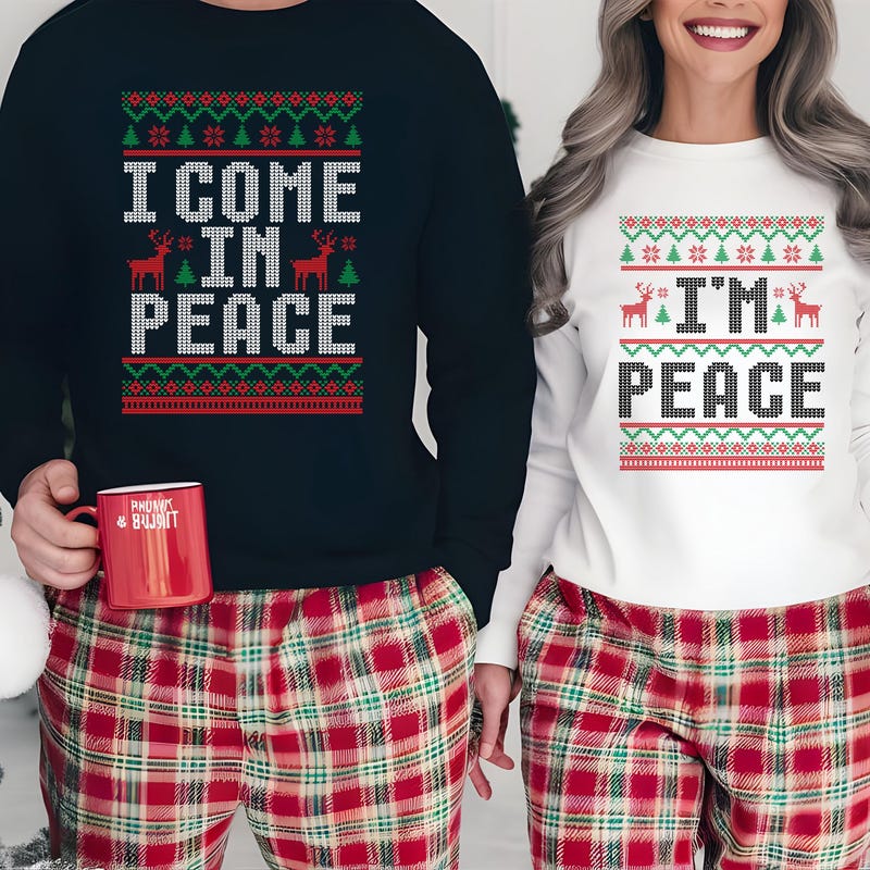 I Come in Peace Sweater - Etsy