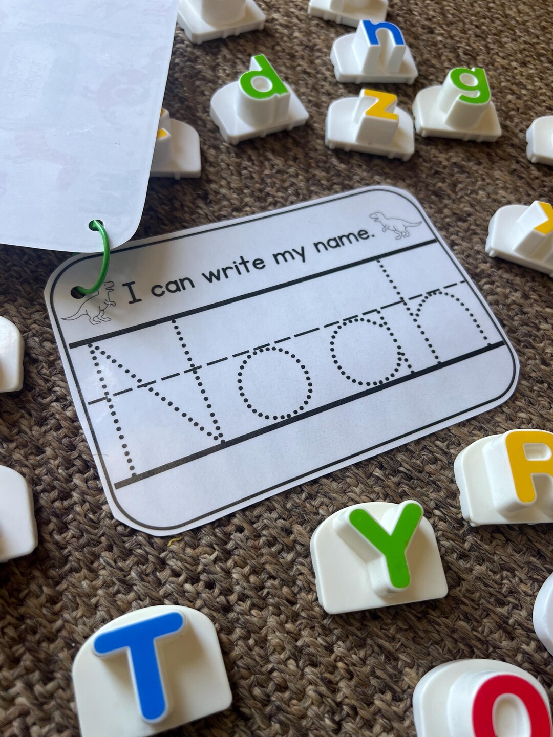 Custom Name Tracing, Personalized Toddler Gift, Handwriting Worksheet ...