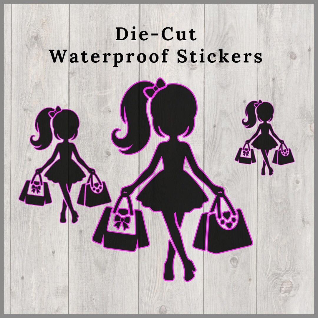 Cute Transparent Sticker Gift, Water Resistant Stylish Die-cut, Vinyl ...