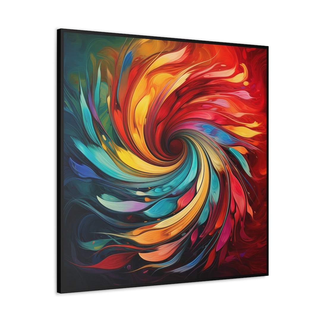 Canvas Gallery Wall Art Square Colorful Decor Home & Living Artwork ...