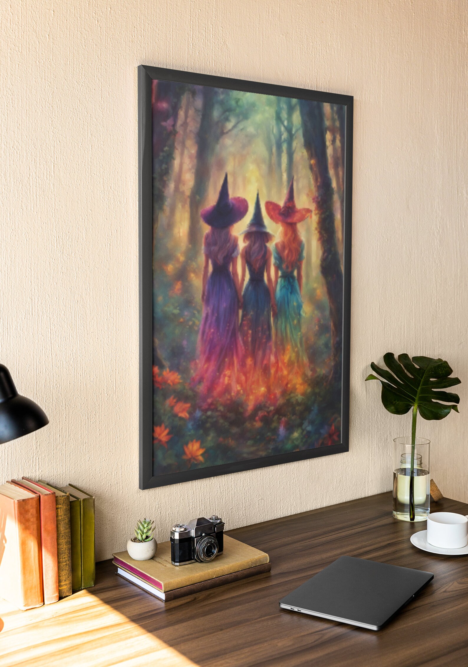Ethereal Witches Art Print: Mystical Forest Scene (digital Download) - Etsy
