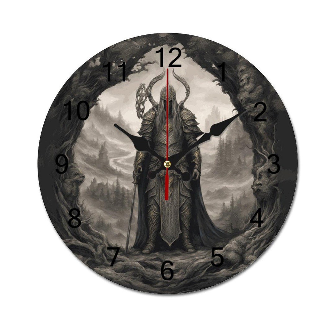 Elden Ring Warrior King Wooden Wall Clock: Gamer Home Decor - Etsy