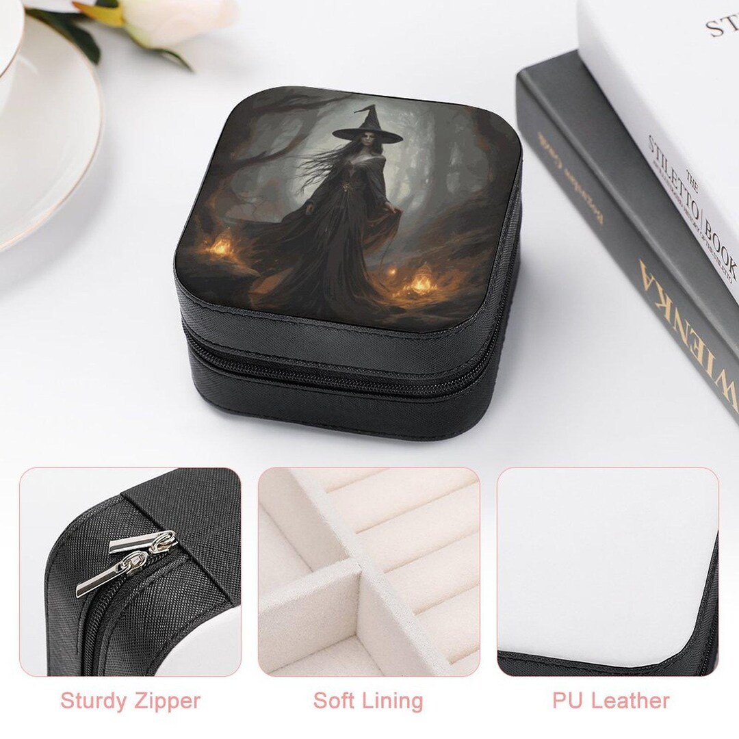 The Witch Portable Stackers Jewellery Box, Whimsical Woodland Witch ...