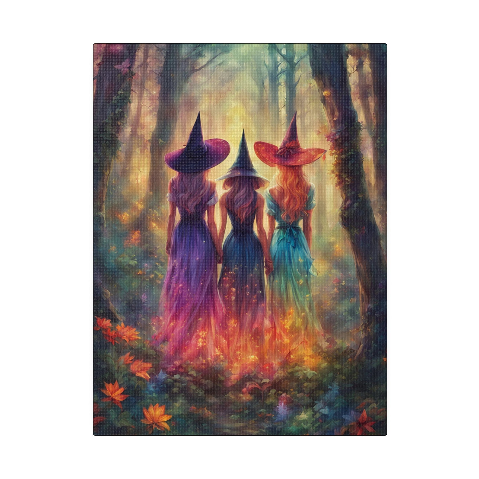 Ethereal Witches Art Print: Mystical Forest Scene (digital Download) - Etsy