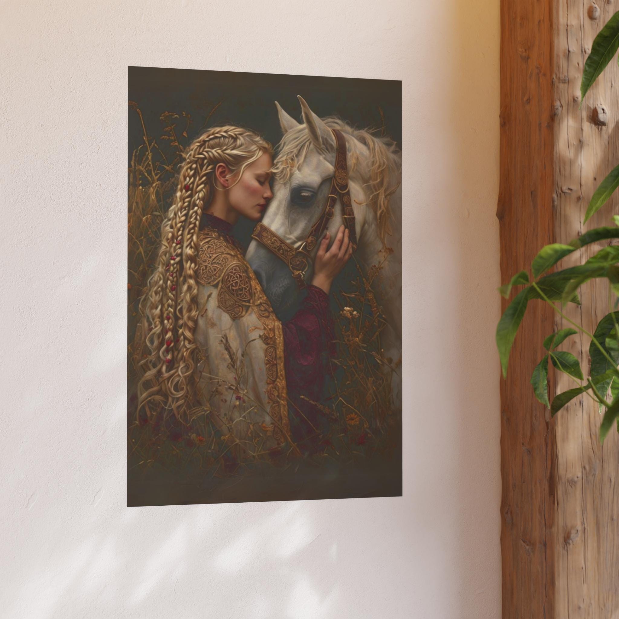 Epona Celtic Goddess Art: Victorian Horse Lover Gift (digital Download ...