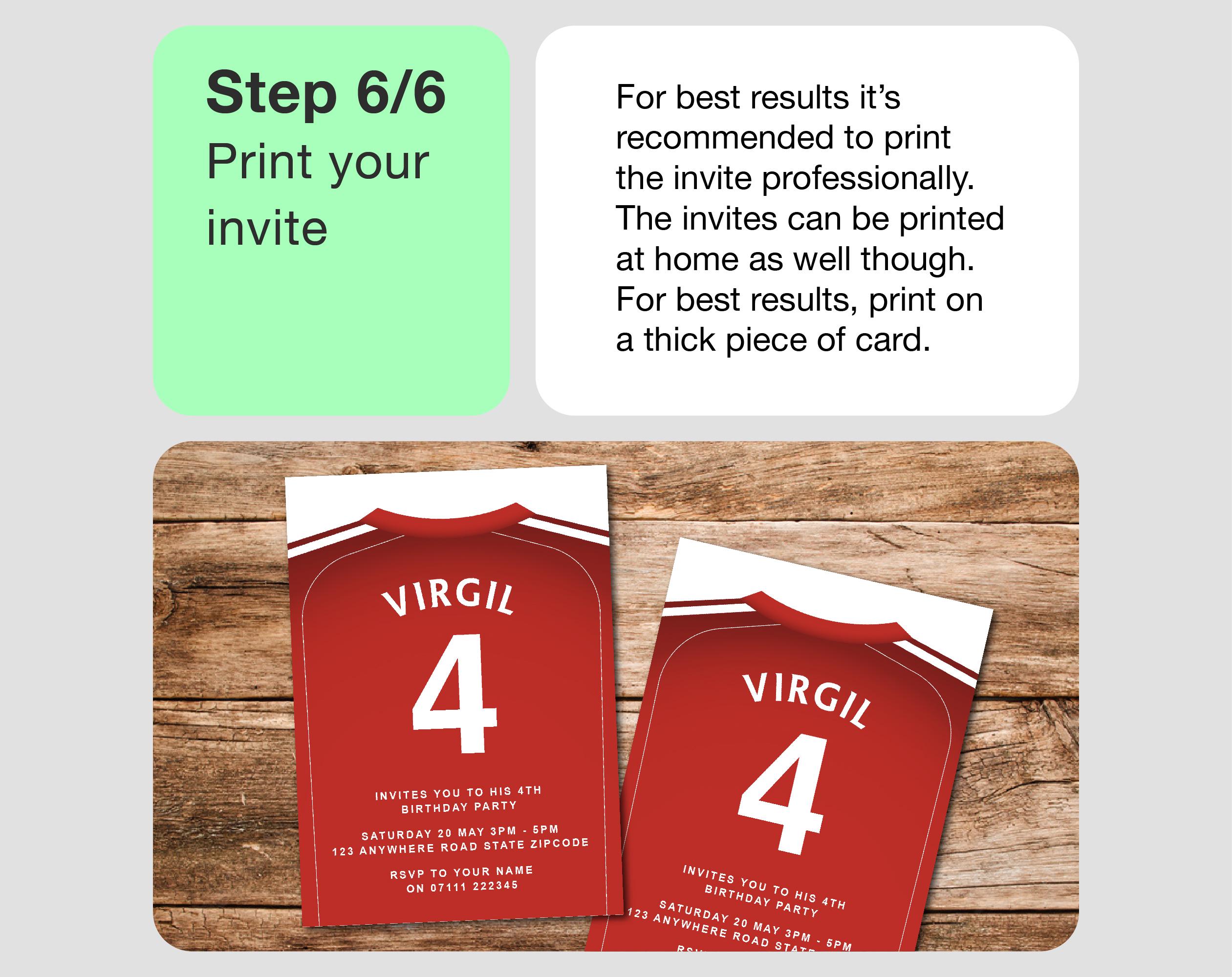Editable Liverpool FC Birthday Invitation | Animated Digital Football ...