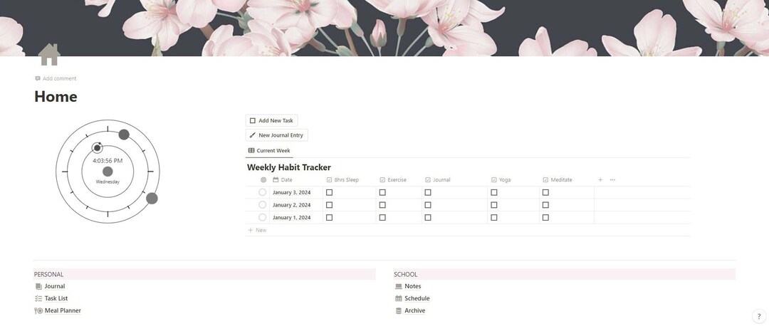 Fully Custom Notion Page - Etsy