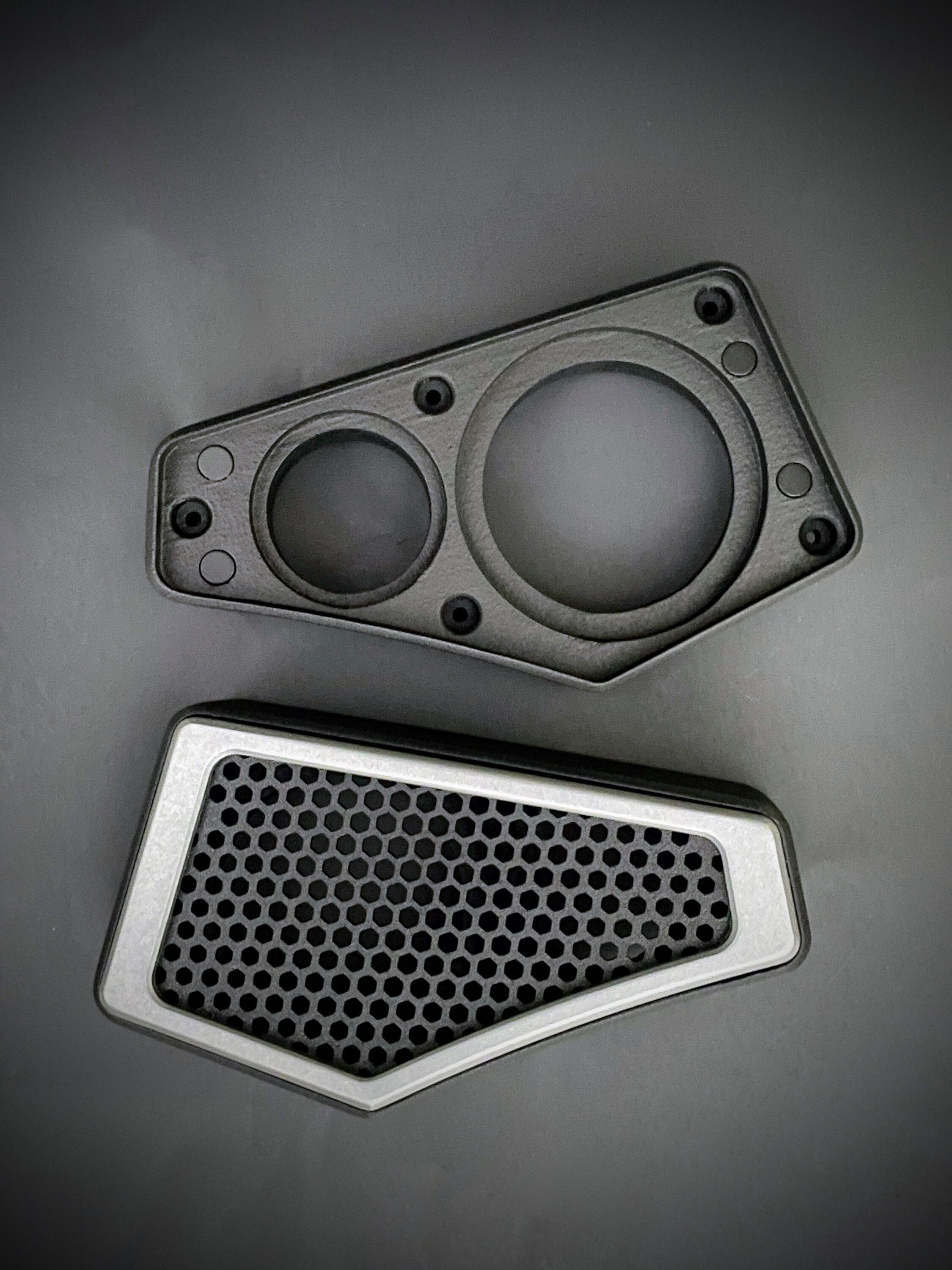 Ford F-SERIES A-PILLAR Speaker Pods 2015-2020 pair Grill Version size ...