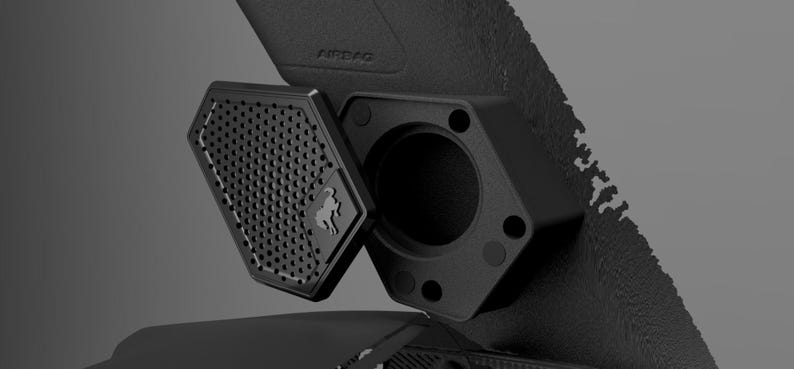 Ford Bronco Tweeter Pods (2021-2024) (speaker Cutout Size Customizable ...