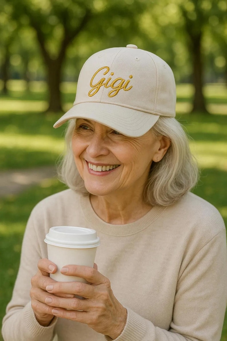 Personalized Grandma Hat: Embroidered Cotton Baseball Cap, Grandkids ...