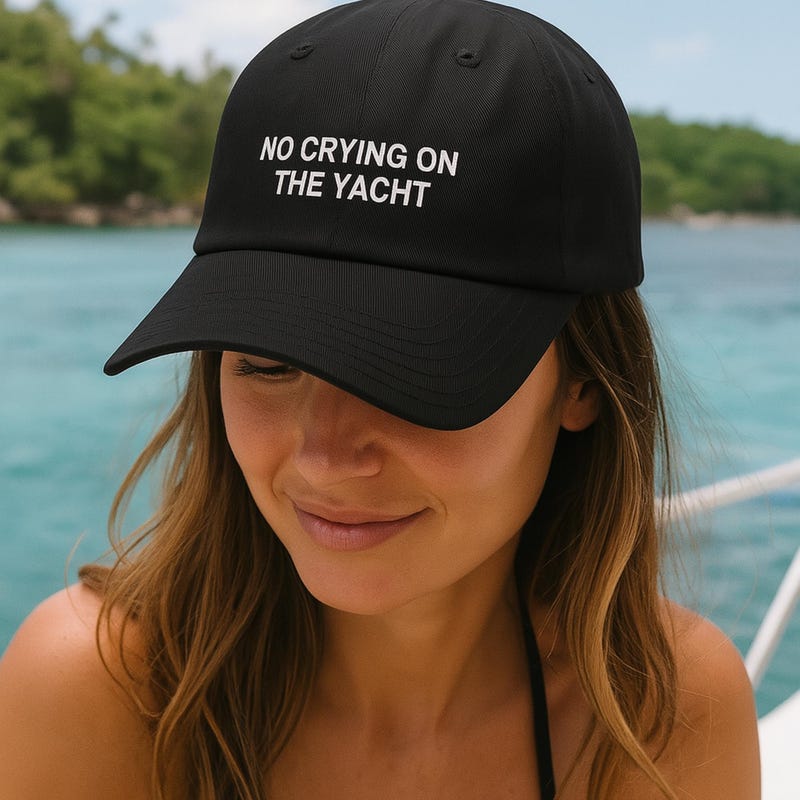 No Crying on Yacht - Etsy