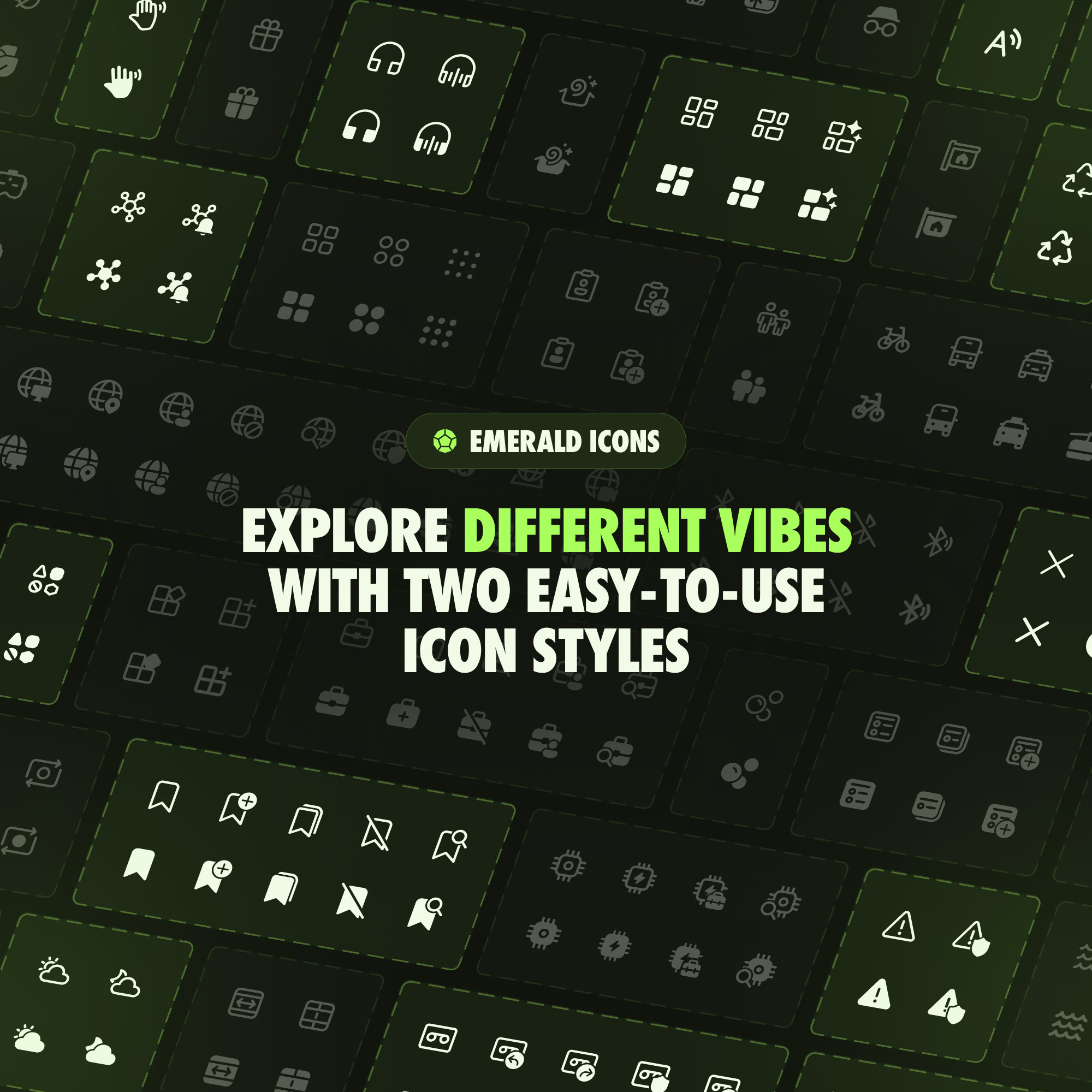 5000 Icons & 150 Social Media Icons and Company Logos Emerald Icon Pack ...