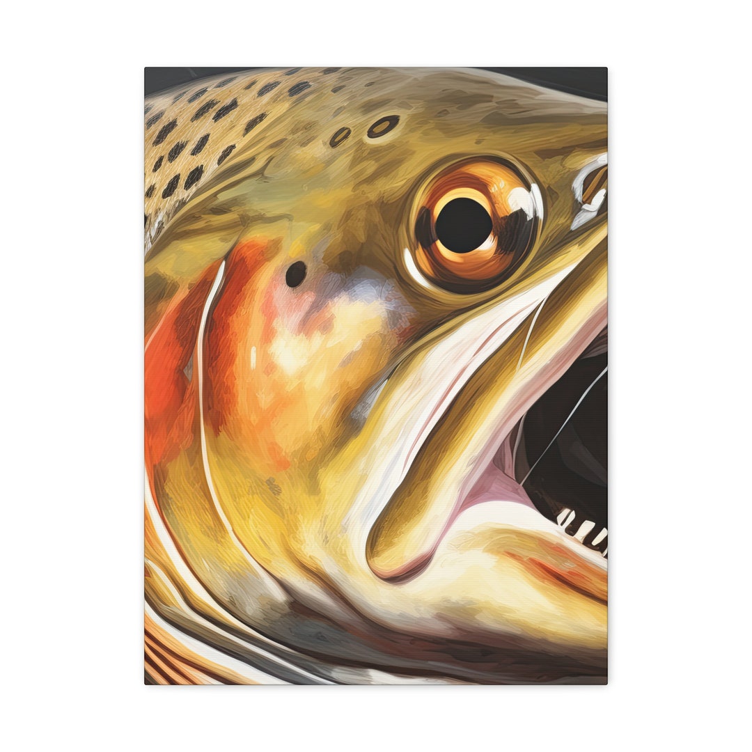 Cutthroat Trout Portrait - Etsy